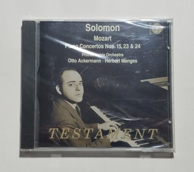 Solomon Cutner: Mozart Piano Concertos Nos 15, 23 & 24 CD (2001) -- NEW ...