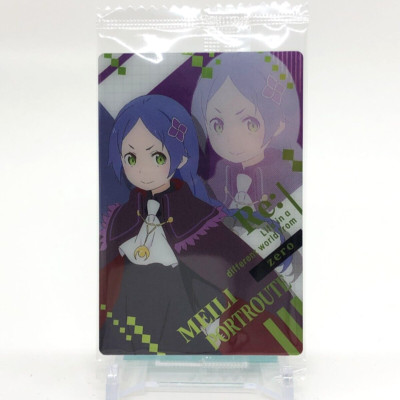 Meili Portroute Re:Zero Wafer Card #12 Japanese Bandai Kadokawa Japan ...
