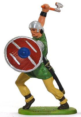 Preiser Elastolin 7256 (50926) Striking with Axe - original MIB painted ...