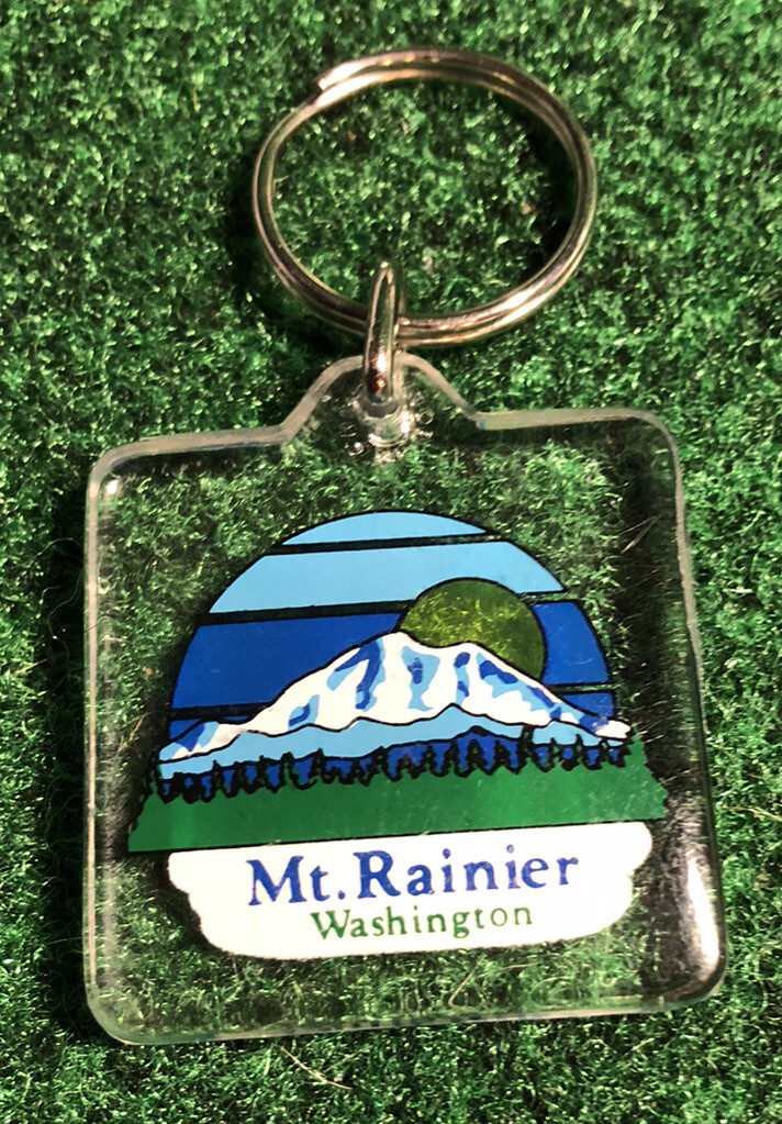 Mt. Rainer Seattle Washington Mountain Mount Keychain Key Chain Keys ...