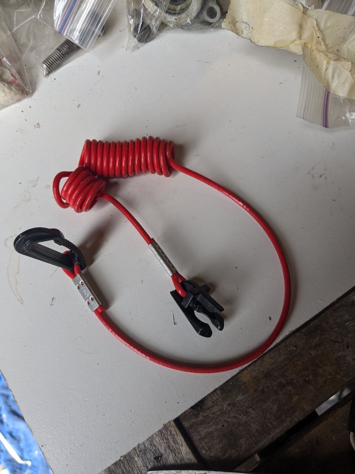 Johnson Evinrude OMC OEM Tiller Handle Stop Shut Off Kill Clip Ad | eBay