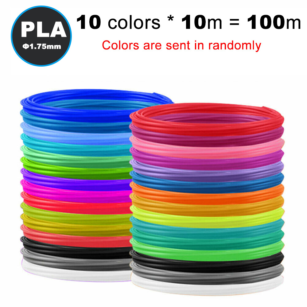 3D Pen Printer Filament Refills 1.75mm PLA Printing Filaments 50/100M ...