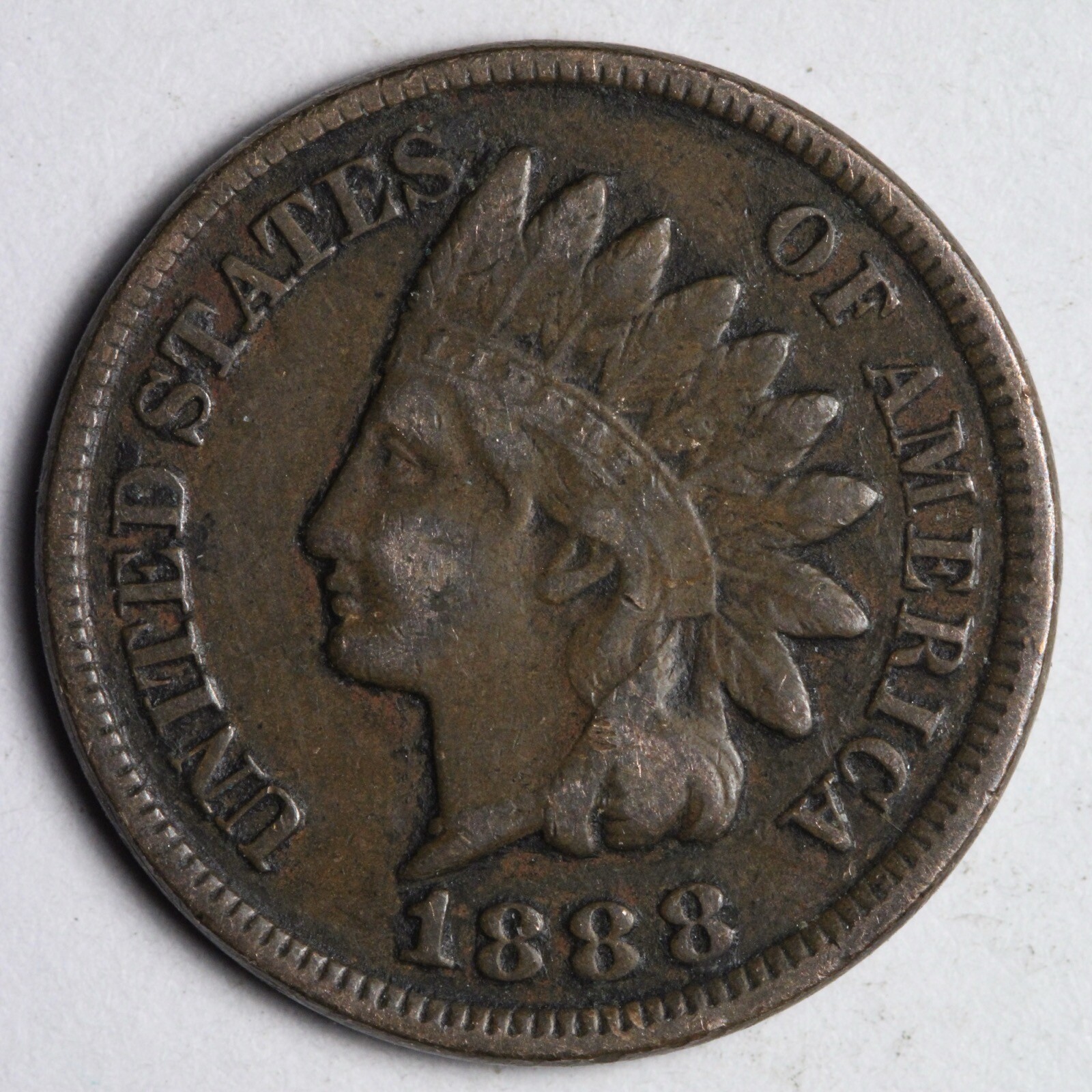 1888 Indian Head Cent Penny VF E134 JTN | eBay