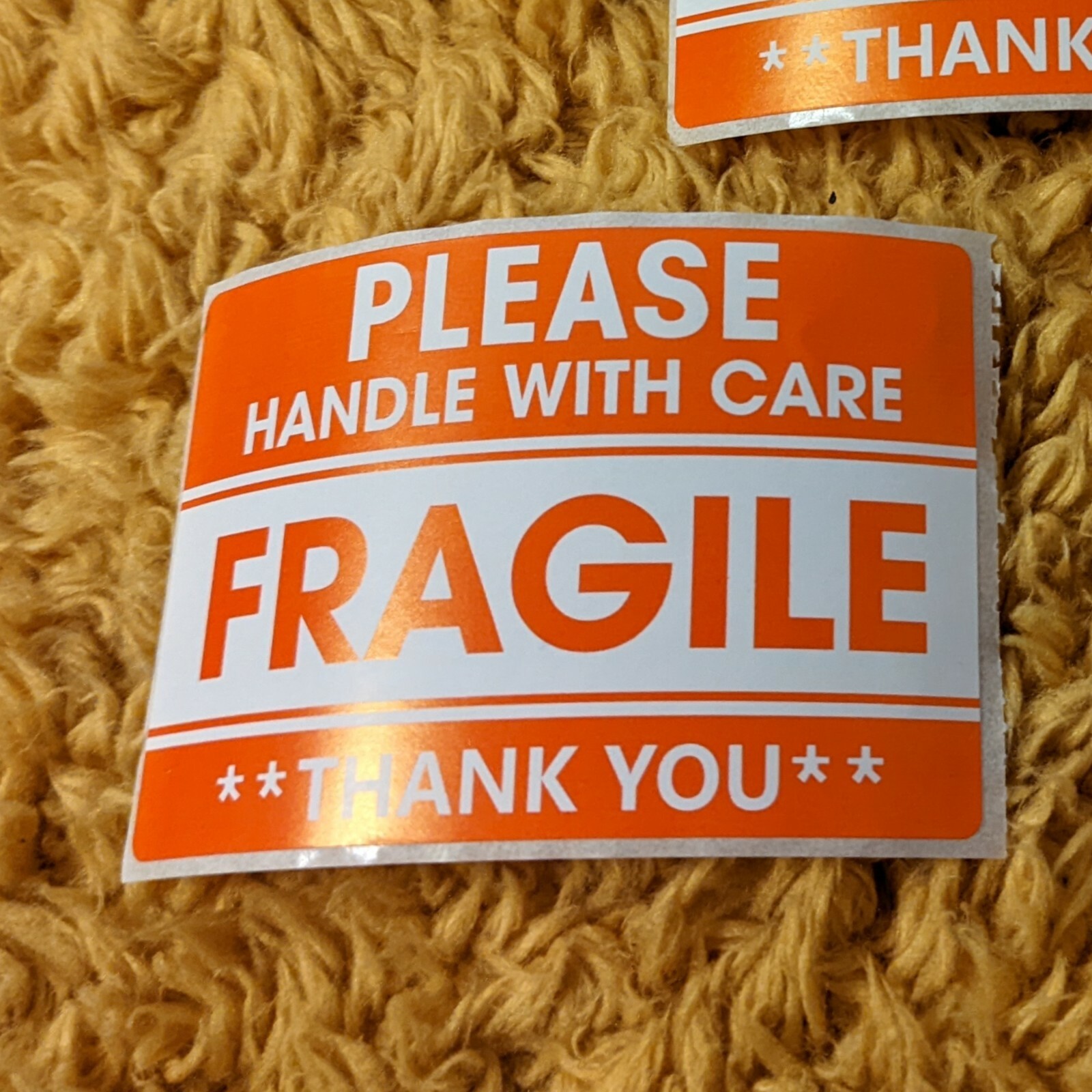 Large Fragile - Postage and Packing Stickers - Handle with Care - 3inch ...