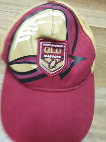 NRL Queensland State of Origin Hat Cap Maroons Adjustable OSFM Great ...