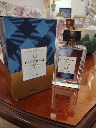 BATH & BODY WORKS ~ GINGHAM HERO MEN'S COLOGNE ~ 3.4 OZ | eBay