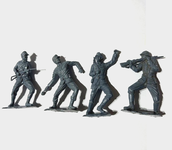 Vintage 1960s MPC Toy German Soldiers 8 type figures, total 17 | eBay