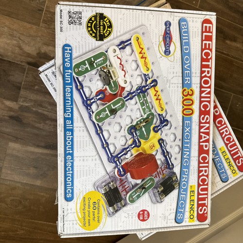 LOT 6 Set 300 - Elenco Snap Circuits Electronic Kit UNTESTED See Desc ...