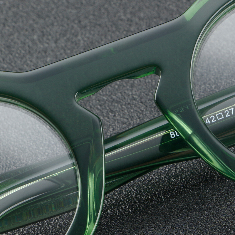 Oversize thick Acetate Round Glasses Brand Design Eyeglass Frames New ...