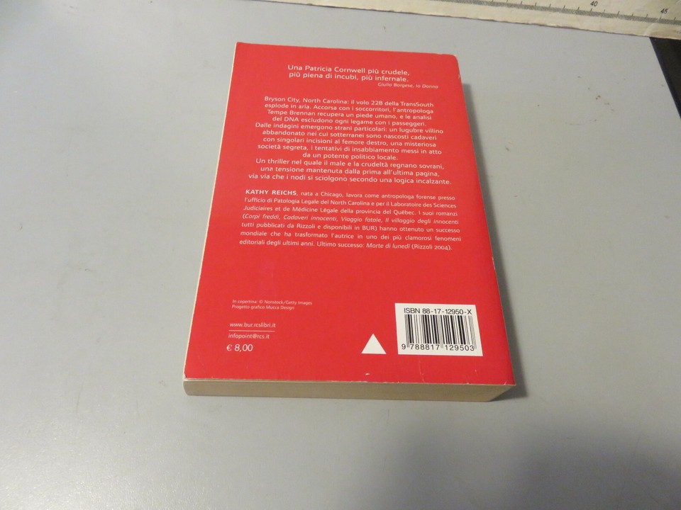 Book VIAGGIO FATALE - Kathy Reiches - 2006 Good Condition BUR RCS Books ...