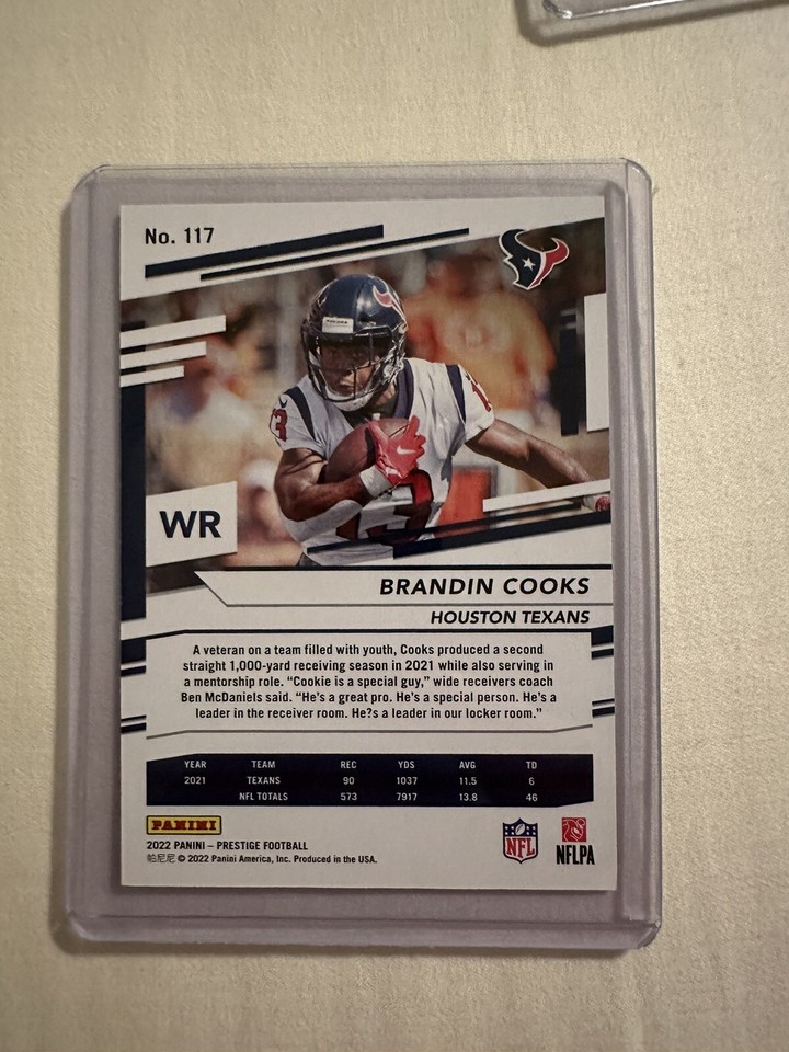 2022 Panini Prestige Brandon Cooks Extra Points Red 308/449 Parallel ...