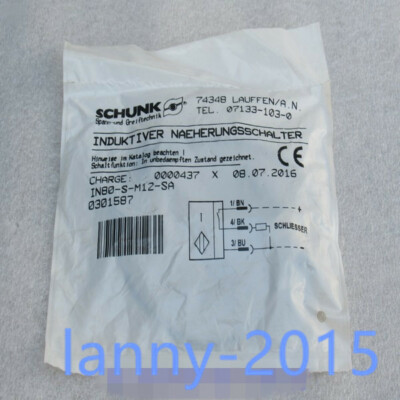 1PC NEW SCHUNK sensor IN80-S-M12-SA 0301587 #YX | eBay