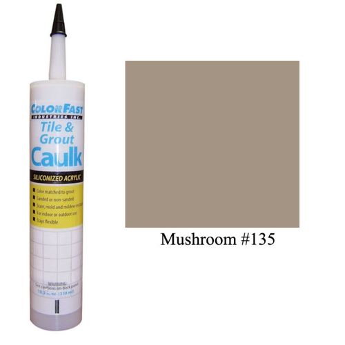 Colored Caulk to Match Custom Building Products Grout Color - Sanded or ...