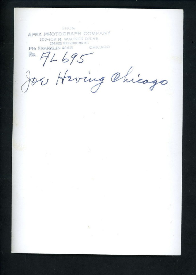 Joe Heving circa 1930's Press Original Photo Chicago White Sox | eBay