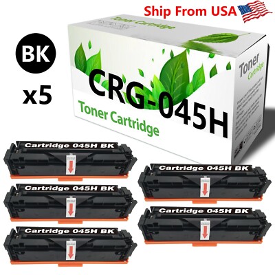5PK 045H 45H Toner Cartridge imageCLASS MF634Cdw MF632Cdw Printer Black ...