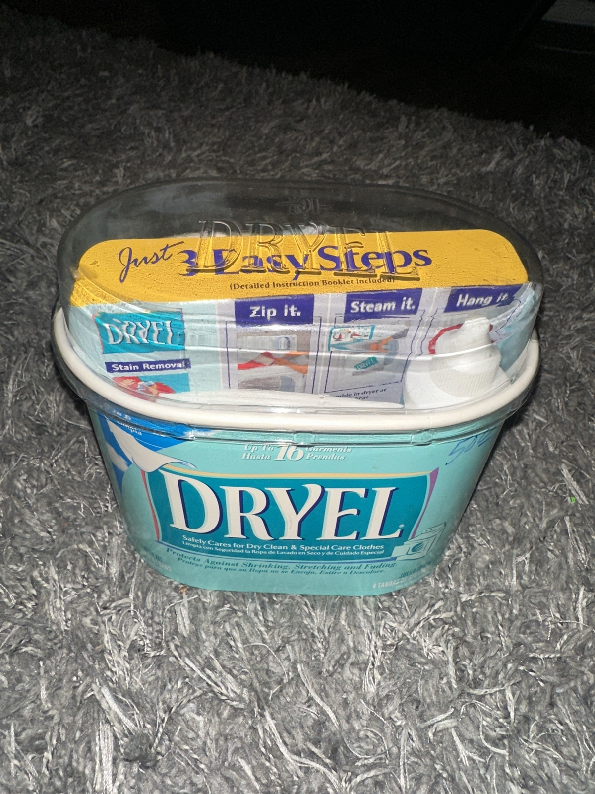 New Dryel Original At Home Dry Cleaning Kit Fabric Care 4 Loads 16 ...
