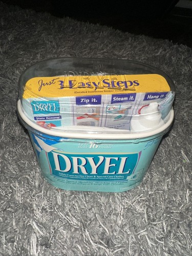 New Dryel Original At Home Dry Cleaning Kit Fabric Care 4 Loads 16 ...