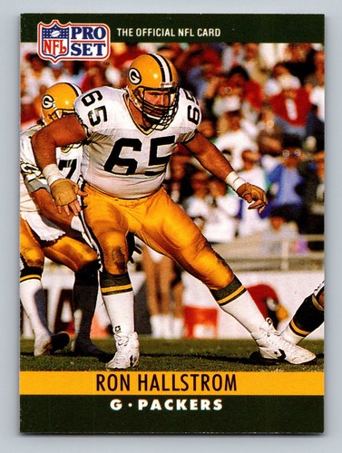 1990 Pro Set #108 Ron Hallstrom RC Rookie Green Bay Packers | eBay