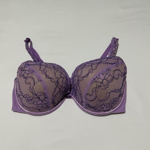 Cacique 44DD Purple / Nude Lace Padded Bra | eBay