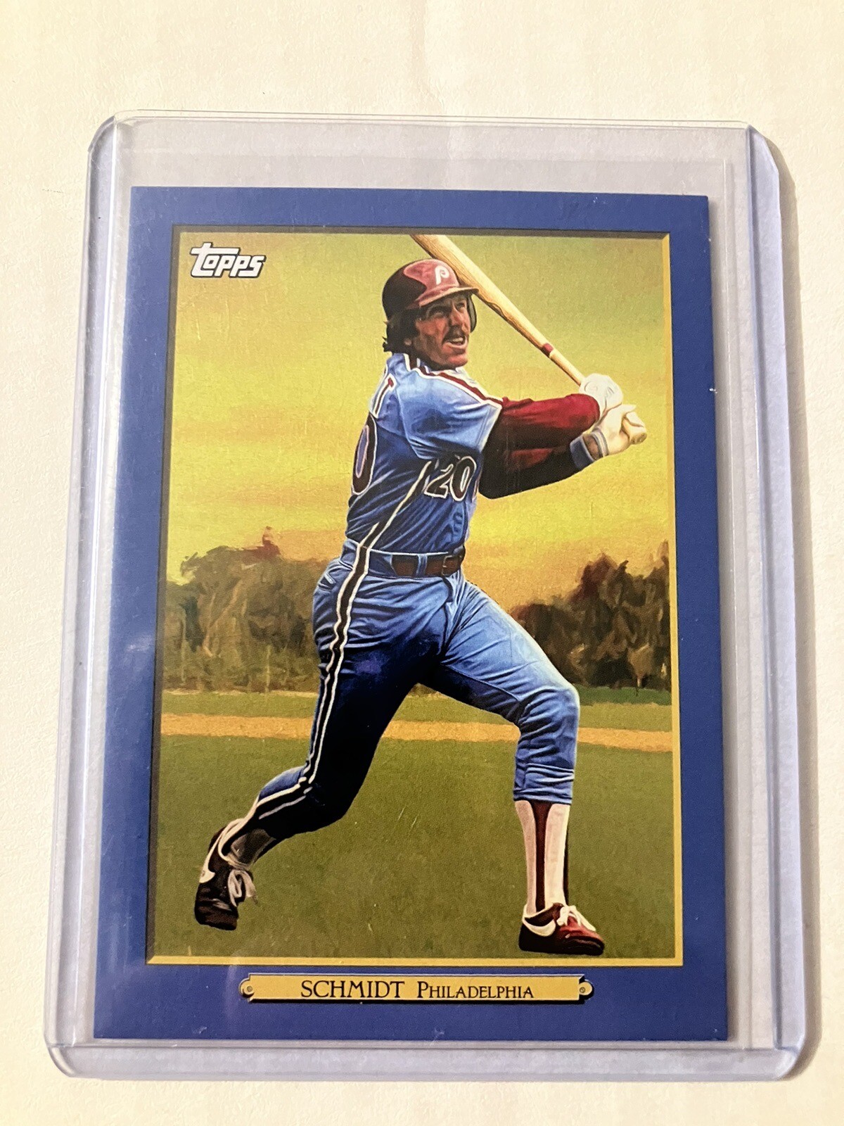 2020 Topps - Turkey Red 2020 Series 2 Blue #TR-65 Mike Schmidt /50 for ...