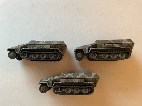 3 German Halftracks ww2 excellently painted 20mm 1/72 | eBay UK
