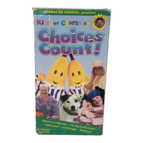 Kids for Character: Choices Count! VHS 1997 Children’s Education ...