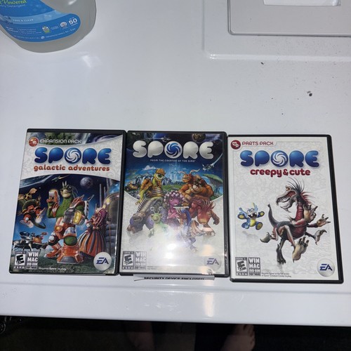 Spore & Creature Creator WIN/MAC/CD Lot Of 3 (2008) Game, Parts ...