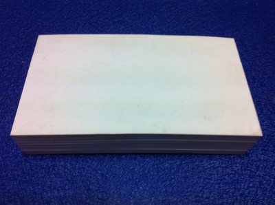 SOLID WHITE RUBBER SANDING BLOCK 11CM X 6.5 CM X 2 CM THICK | eBay ...