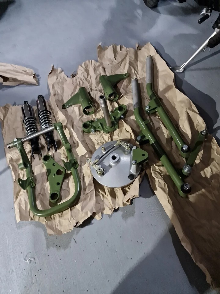 SWING FORK FRONT URAL DNEPR MT front fork (front swing, drum brake) NEW ...