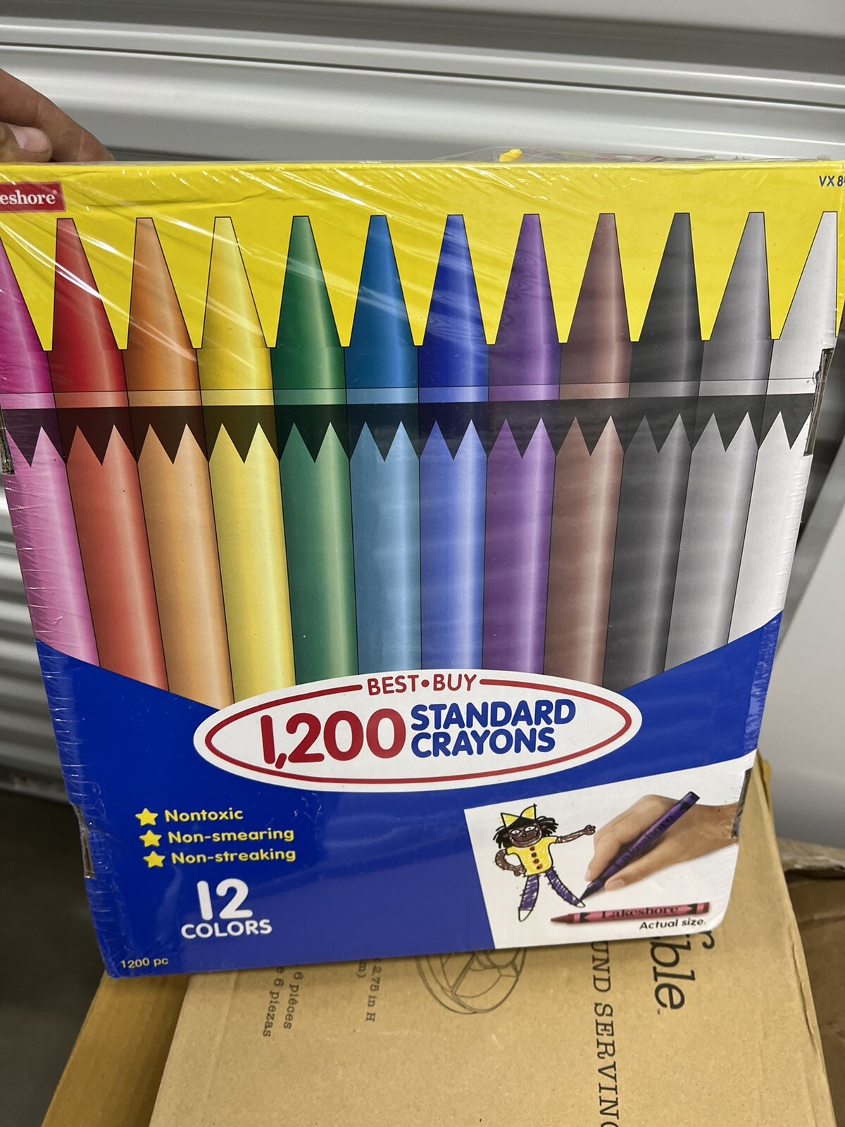Lakeshore Best-Buy Standard Crayons - 12-Color Box | eBay