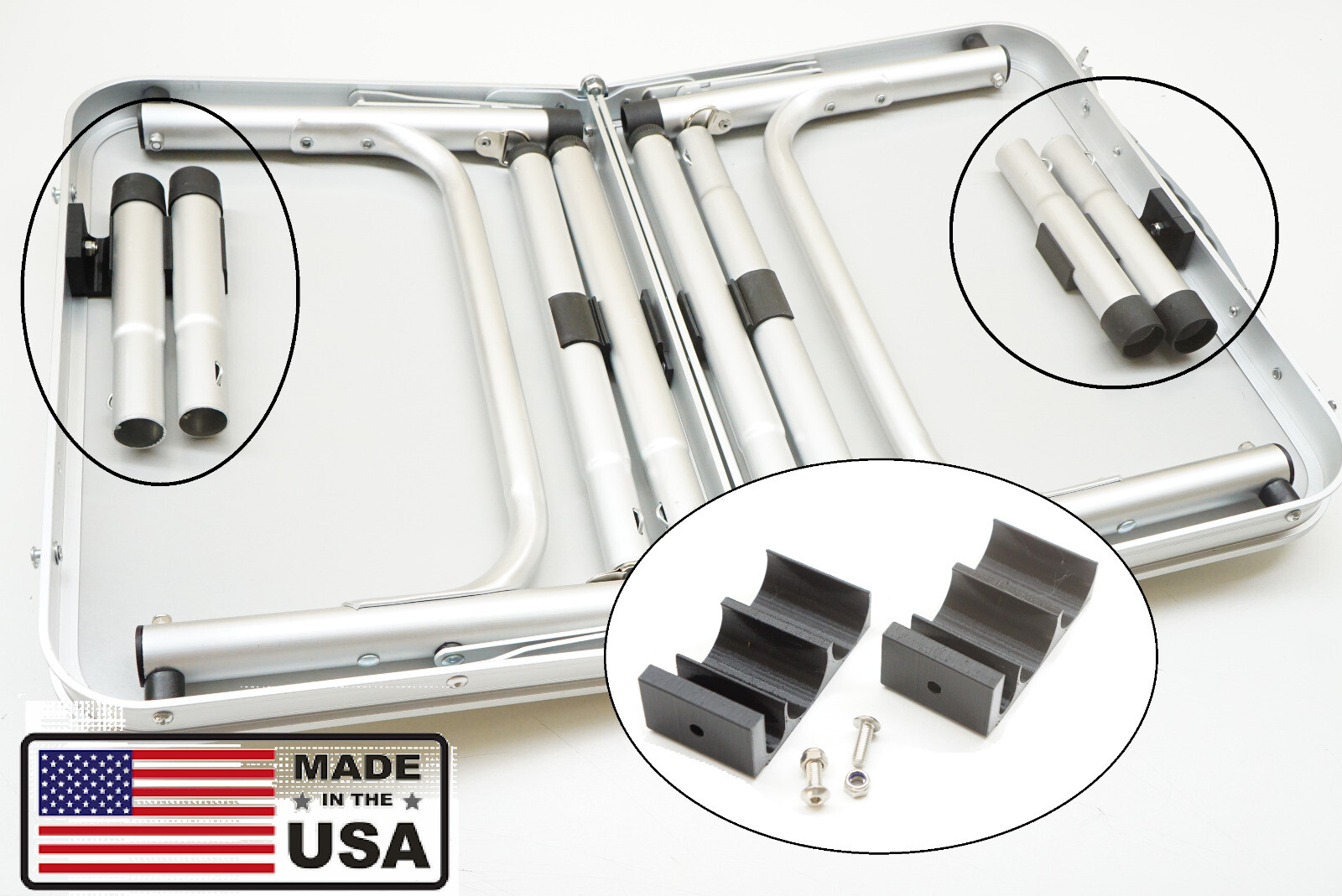 Extra Leg Pole Storage for YUFIFAIRY Small Folding Camping Table (Yufi ...