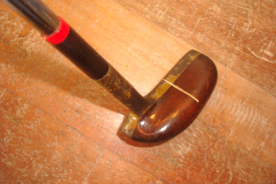 Won-Putt Vintage Wood Golf Putter by Bert Dargie 36" | eBay