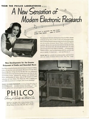 1946 Philco 1213 Chippendale Floor Radio Phonograph 1201 Auto record ...