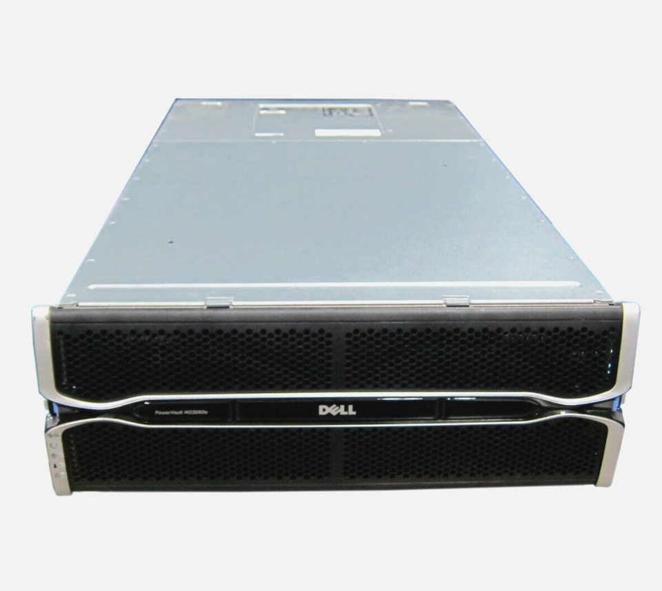 Dell PowerVault MD3060e 60-Bay 3.5” LFF 4U Enclosure – 2x Controller ...