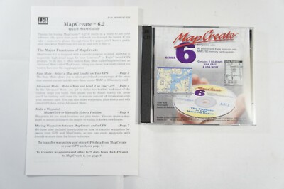 Lowrance LEI MapCreate Series 6 US Database Mapping CD ROM Includes ...
