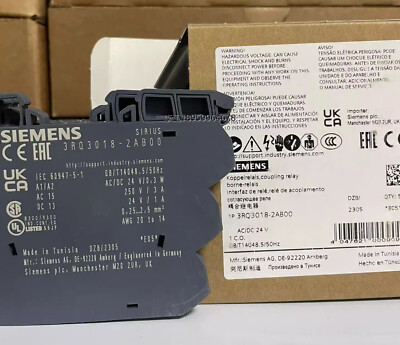 SIEMENS Coupling Relay 3RQ3018-2AB00 | eBay