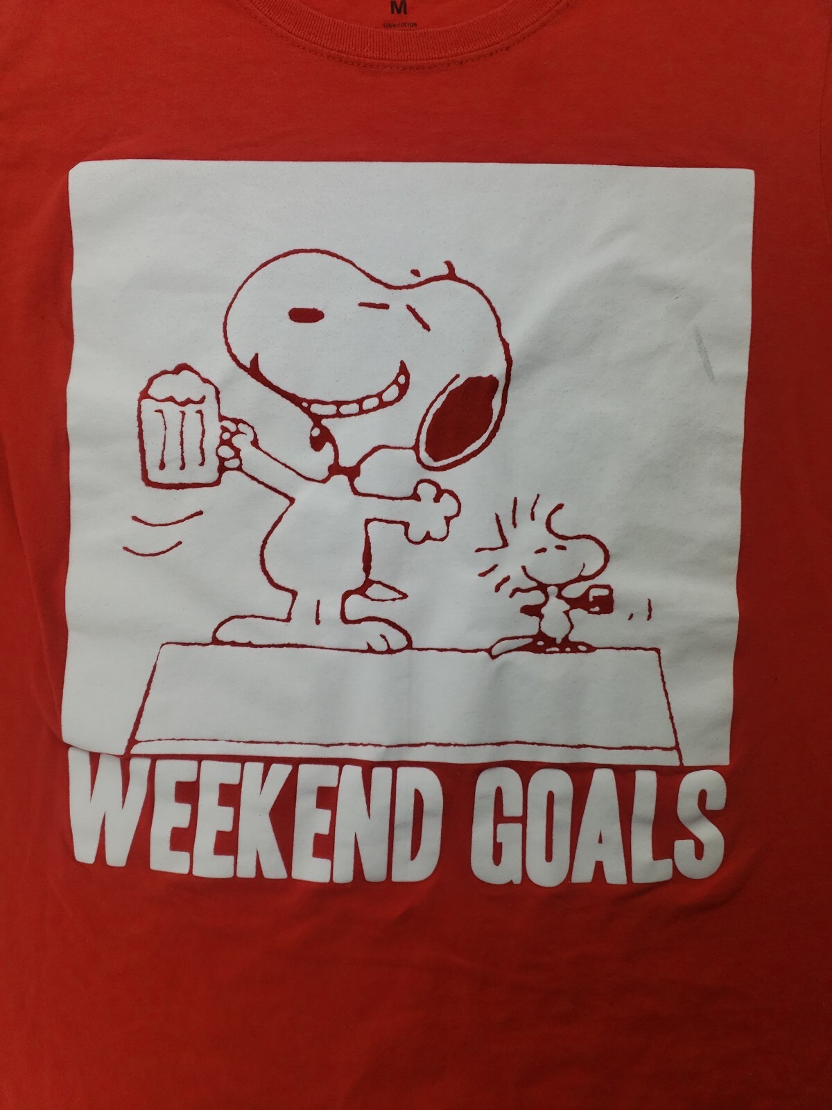 Peanuts Snoopy And Woodstock Weekend Goals Tee Shirt … - Gem