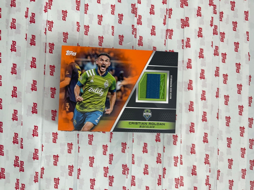 2022 Topps MLS orange Parallel Relic Cristian Roldan R-CR | eBay