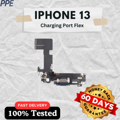 For Apple iPhone 13 Charging Port Flex Replacement Midnight 100% ...