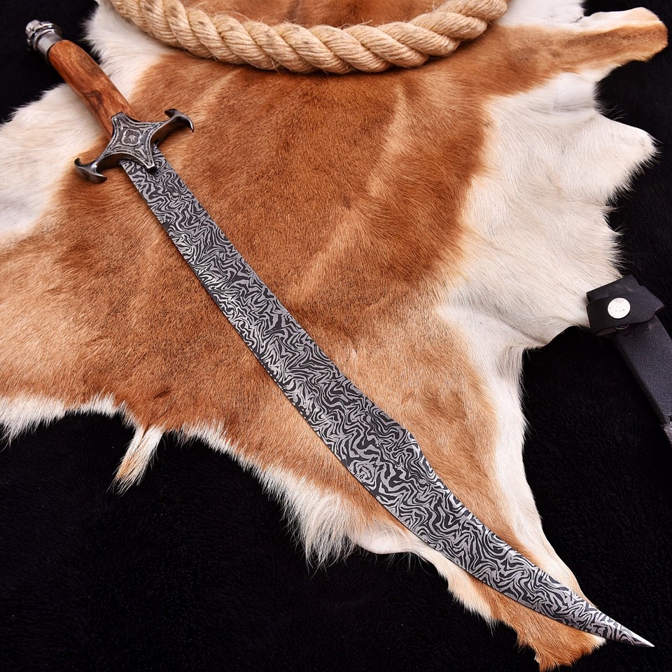 Wonderful Custom Handmade J2 Steel Scimitar Sword, Tactical Hunting ...