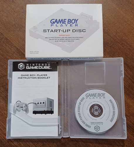 Nintendo GameCube GameBoy Player Start-Up Disc Complete w/ Slipcover ...