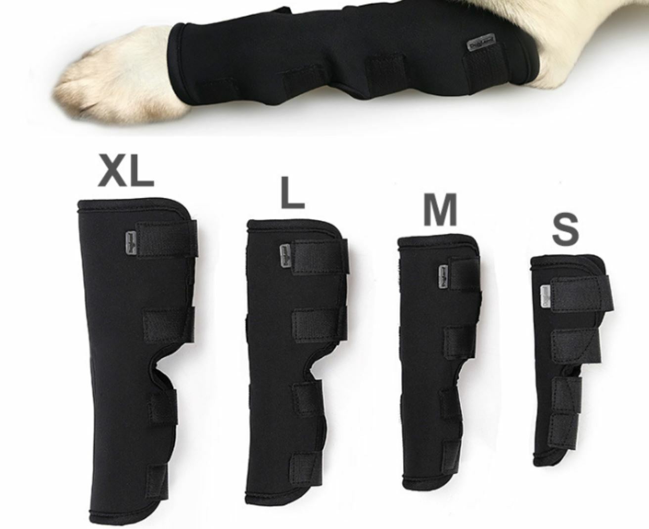 Dog Leg Brace Knee Cast Canine Rear Hock Luxating Patella Joint Wrap ...