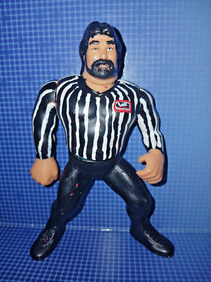 REFEREE 4" Figure WWE Hasbro CUSTOM RARE WWF WRESTLING COLLECTIBLE TOY ...