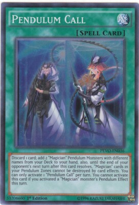 PENDULUM CALL *** PEVO-EN036 SUPER RARE MINT/NM 1ST EDITION YUGIOH! | eBay