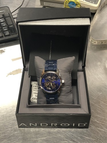 Android Seagull TY2807 21 Jewel Sapphire Crystal Skeleton Movement ...