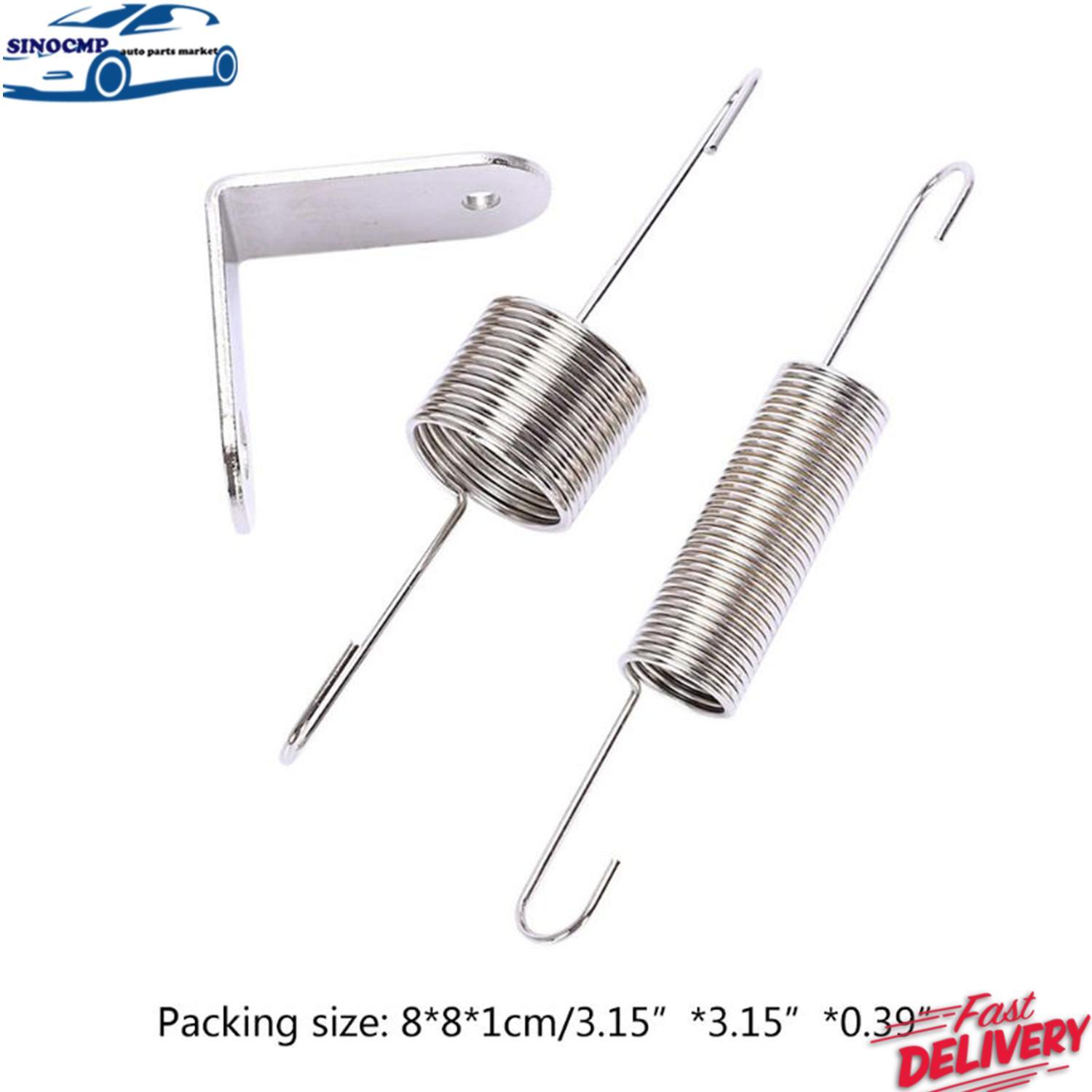 Chrome Throttle Return Bracket & Dual Springs For BBC SBC Chevy Ford ...