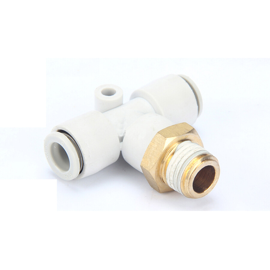 A SMC KQ2T08-00A External Screw Double Pipe Joint New | eBay