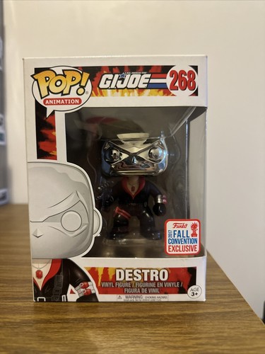 G.I. Joe - Destro Pop! Vinyl #268 - 2017 Fall Convention | eBay Australia