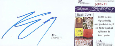 KENNY CHESNEY Signed Autograph 3x5 Card JSA COA 719 | eBay