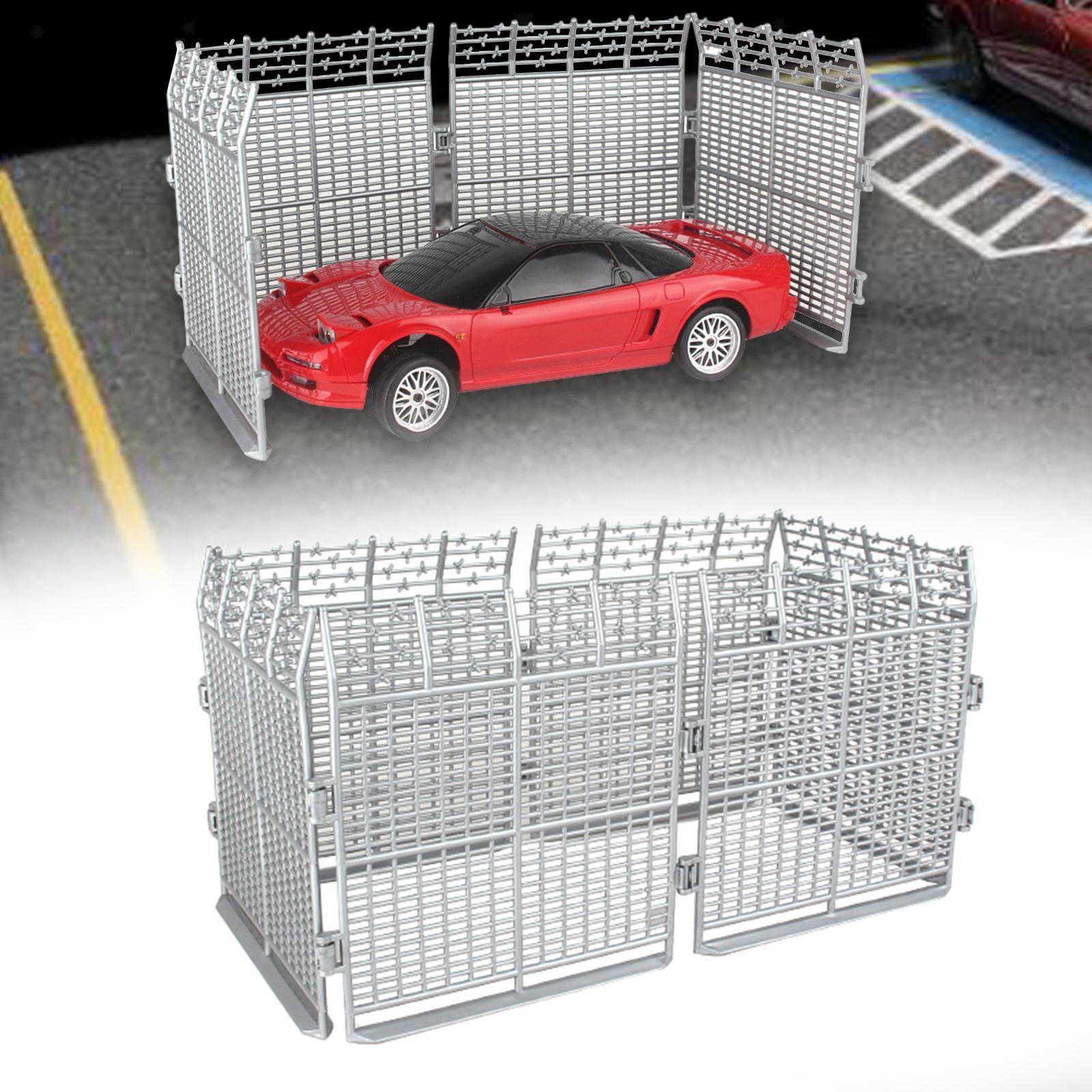 6 Pieces R970 Construction Toy Mini RC Car 1/18 Drifts RC Car Fence ...